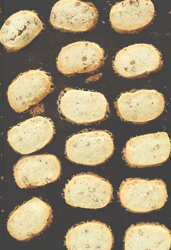 Gluten-Free Vegan Banana Pecan Shortbread | Minimalist Baker Recipes