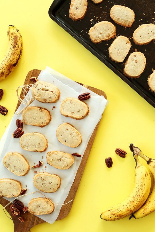 Gluten-Free Vegan Banana Pecan Shortbread | Minimalist Baker Recipes