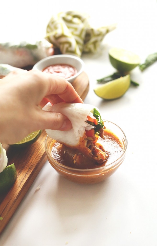 Tofu Vietnamese Spring Rolls | Minimalist Baker Recipes