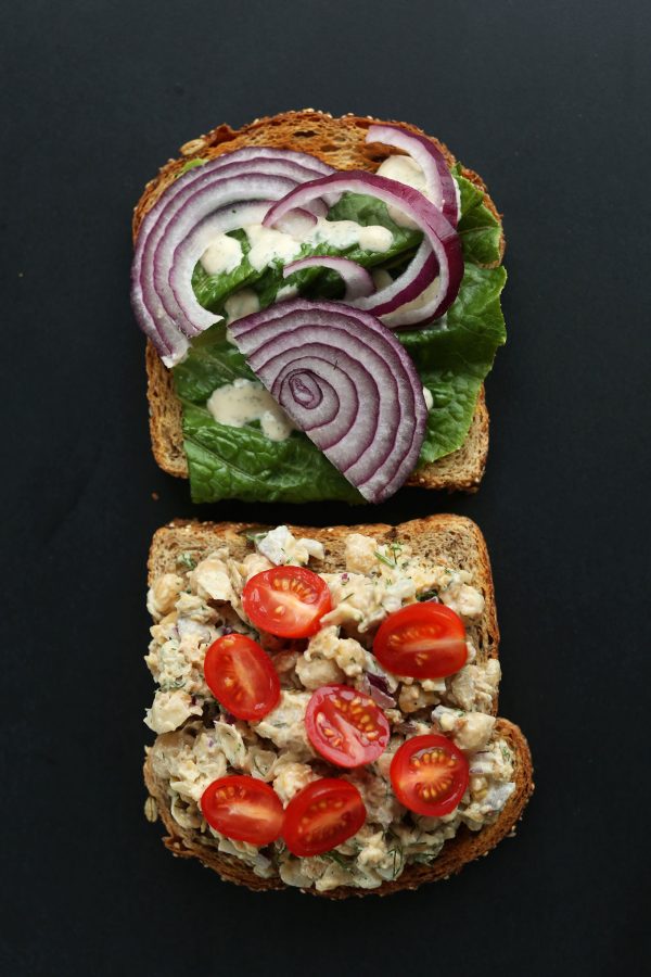 Chickpea Sunflower Sandwich | Minimalist Baker Recipes