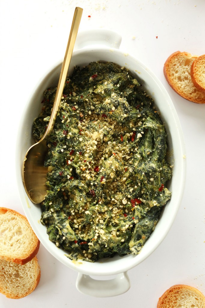 Creamy Spinach and Kale Dip | Minimalist Baker Recipes