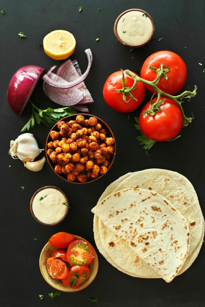 Chickpea Shawarma Sandwich | Minimalist Baker Recipes