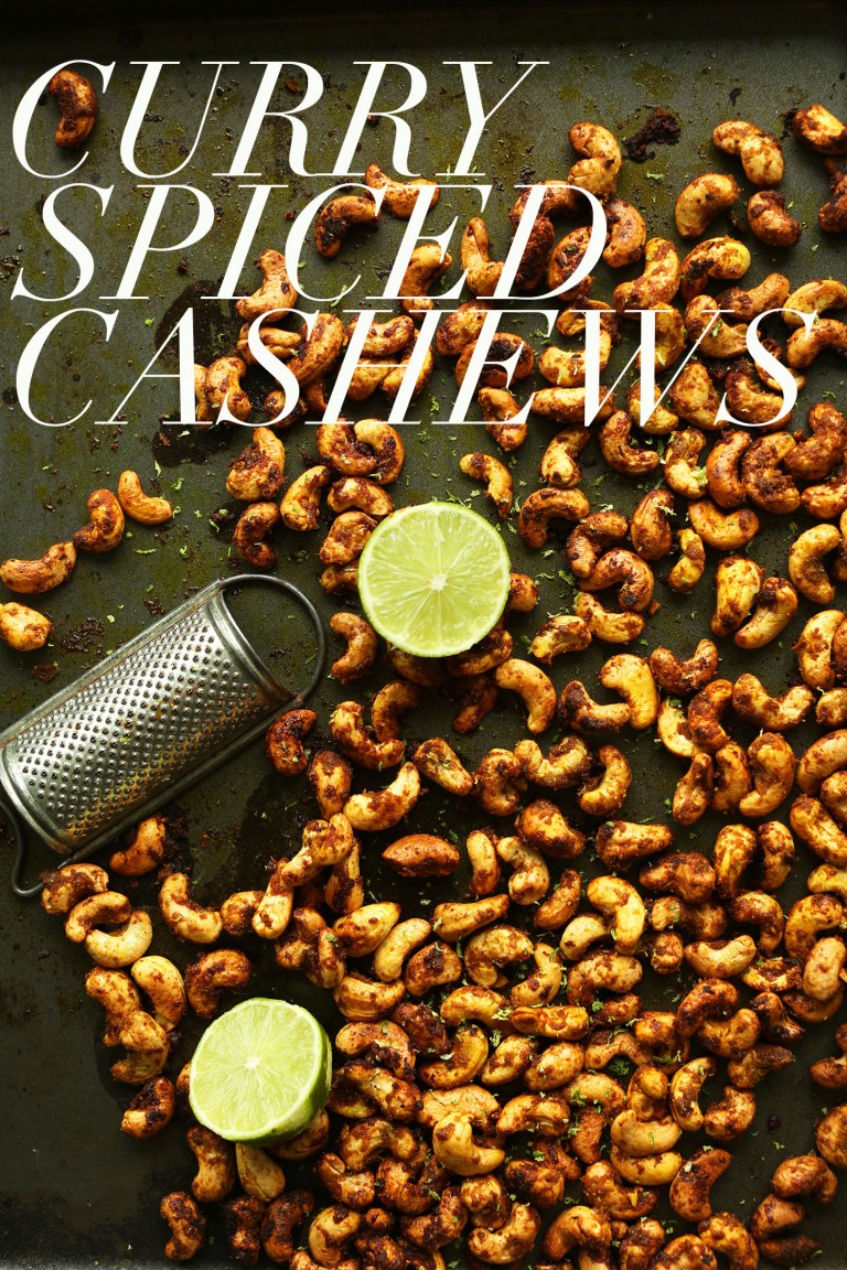 Curry Spiced Cashews | Minimalist Baker Recipes