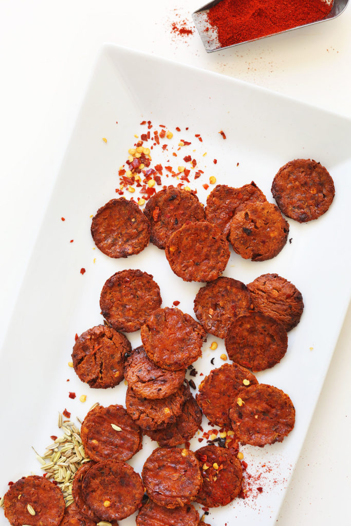 Vegan Pepperoni | Minimalist Baker Recipes