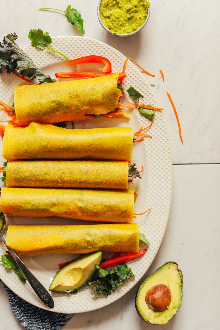 5-Minute Vegan Coconut Wraps | Minimalist Baker Recipes