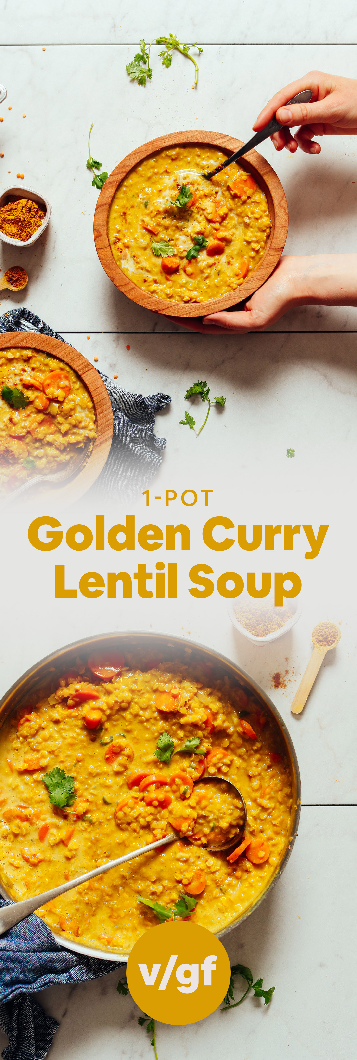 1-Pot Golden Curry Lentil Soup | Minimalist Baker Recipes