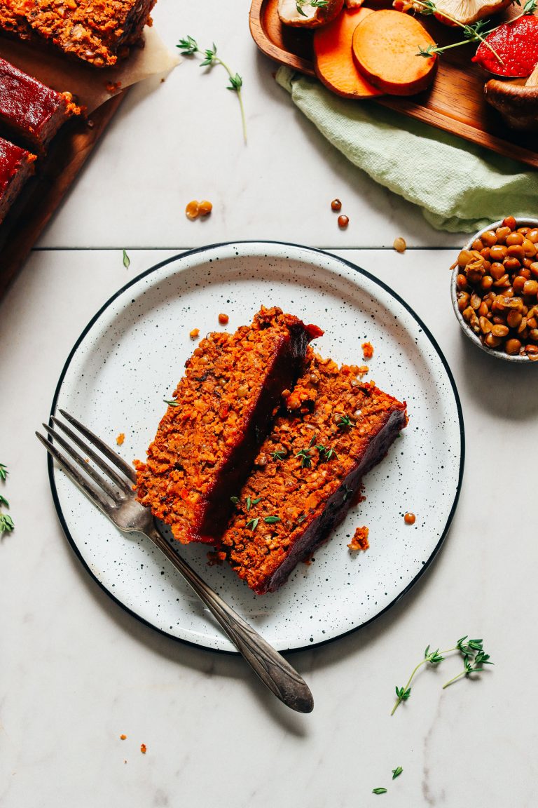 Lentil Nut Vegan "Meatloaf" | Minimalist Baker Recipes