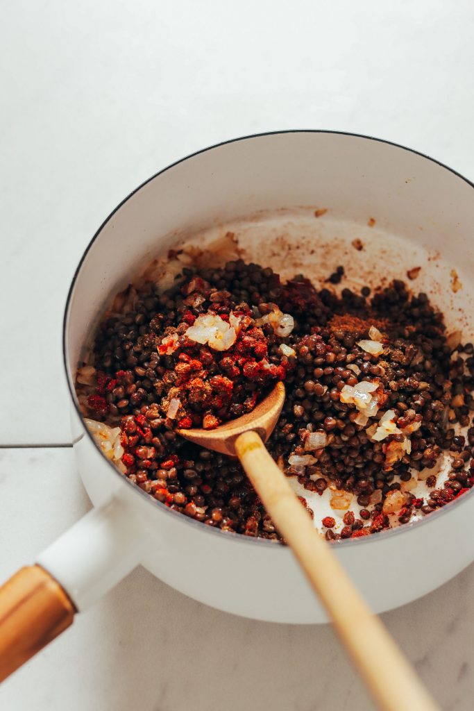 Smoky 1-Pot Refried Lentils | Minimalist Baker Recipes