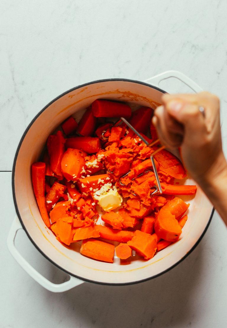 Fluffy Mashed Sweet Potatoes and Carrots - Minimalist Baker Recipes