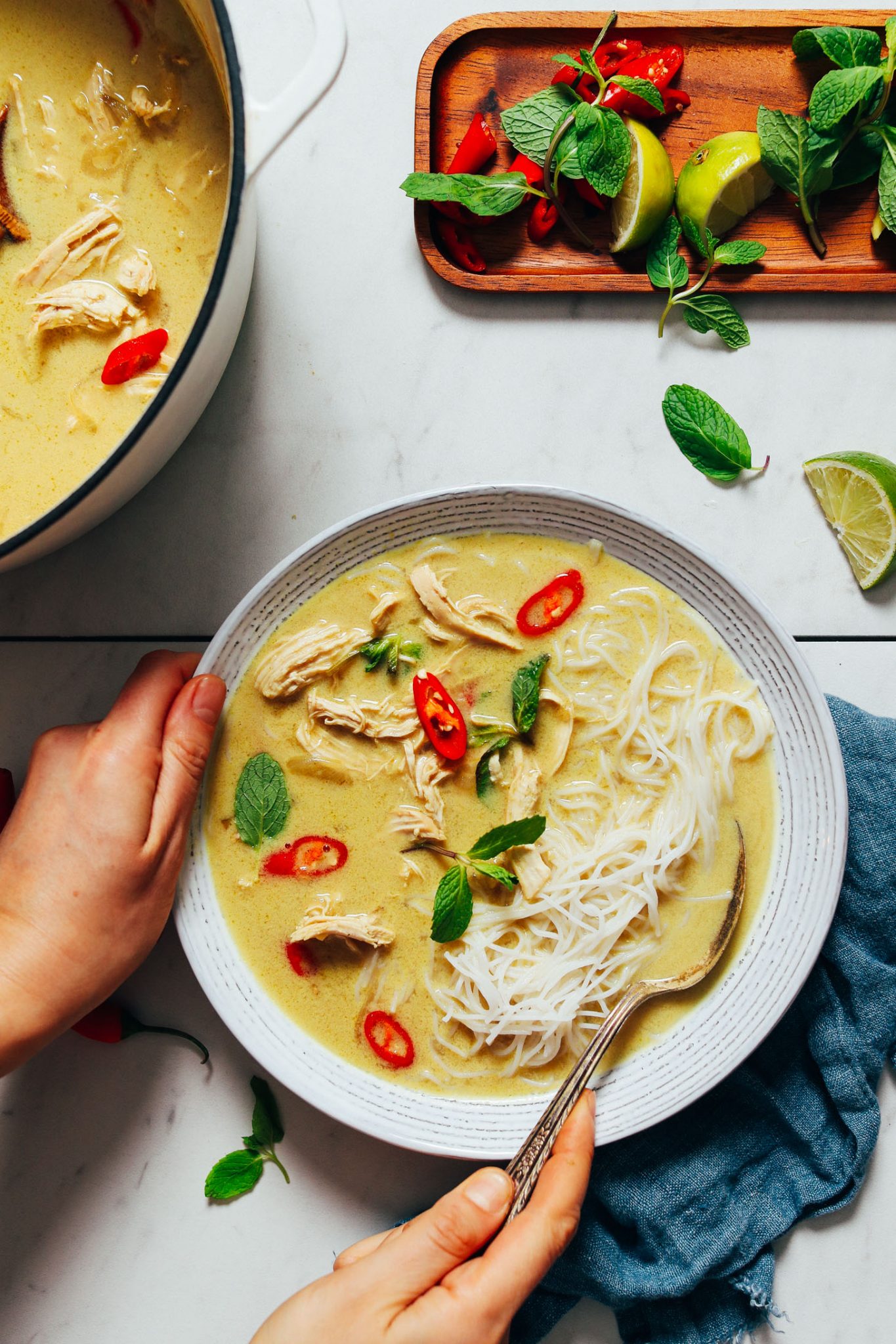Cozy Thai-Inspired Chicken Noodle Soup - Minimalist Baker Recipes