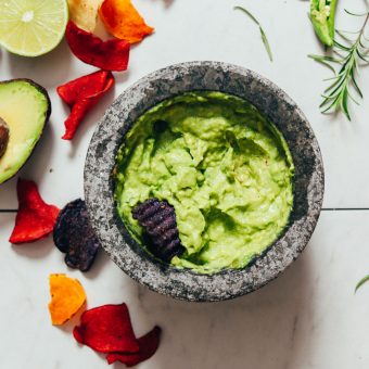 Serrano & Rosemary Guacamole - Minimalist Baker Recipes