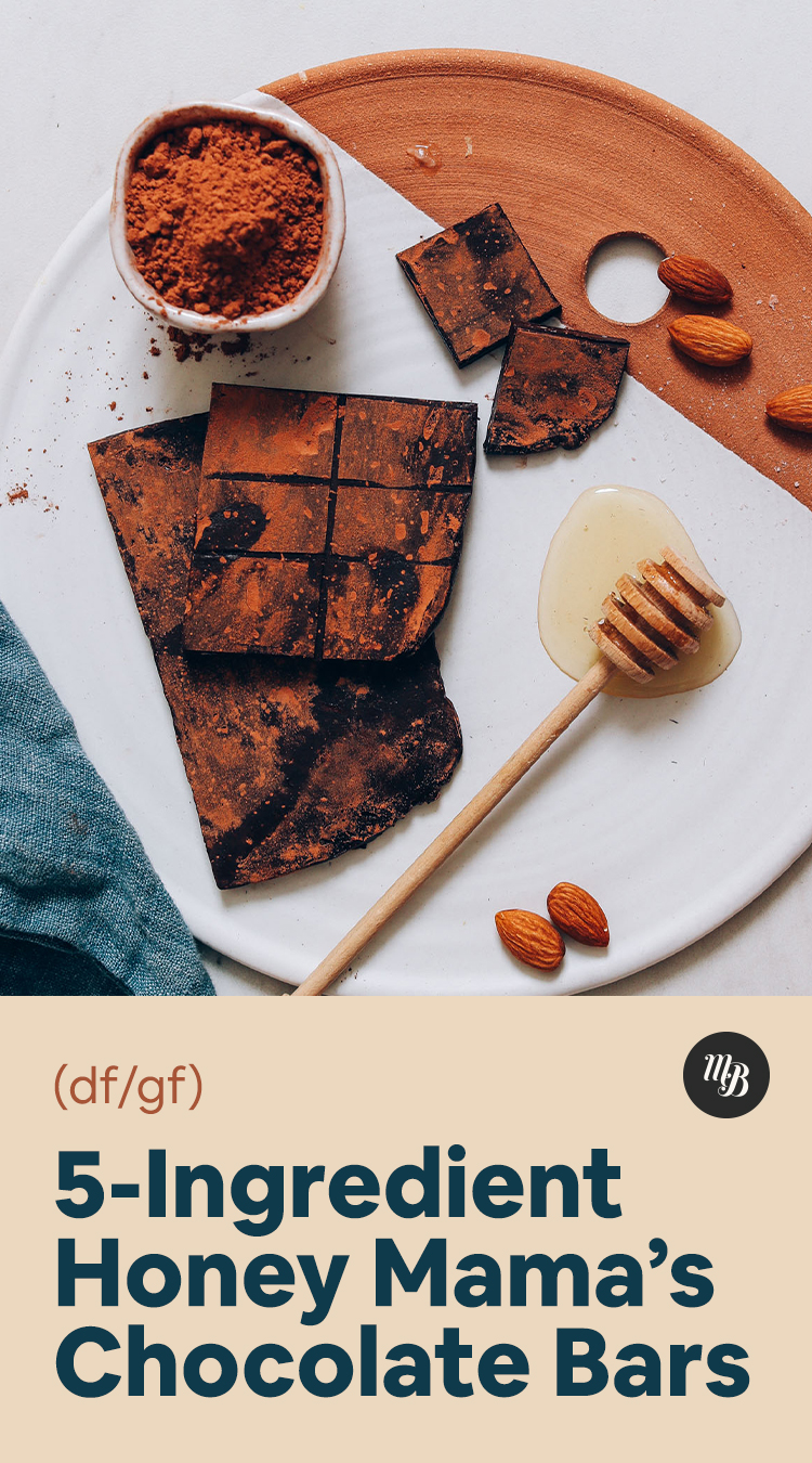 5-Ingredient Honey Mama's Chocolate Bars - Minimalist Baker Recipes