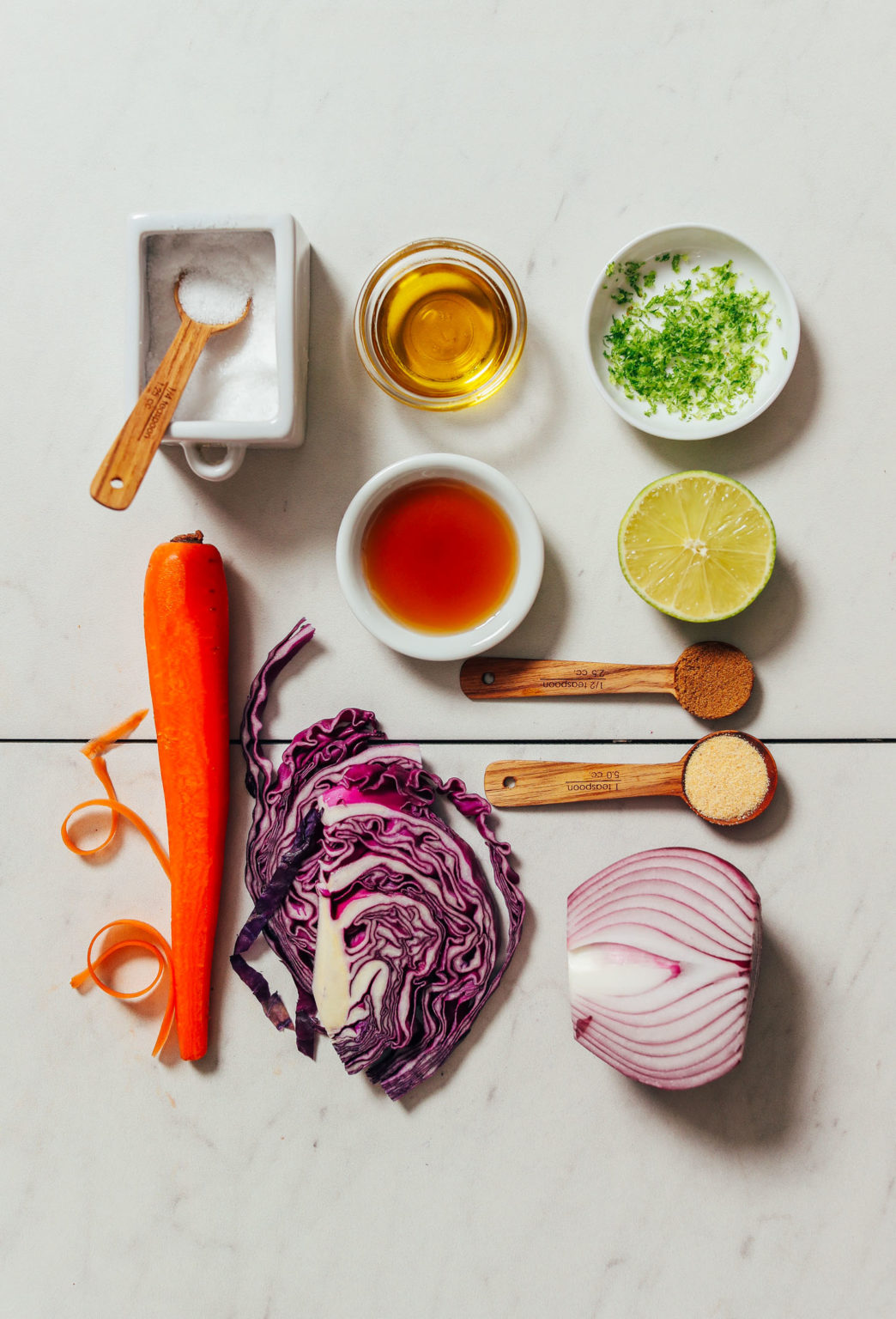 Quick Citrusy Cabbage Slaw (Mayo-Free) - Minimalist Baker Recipes
