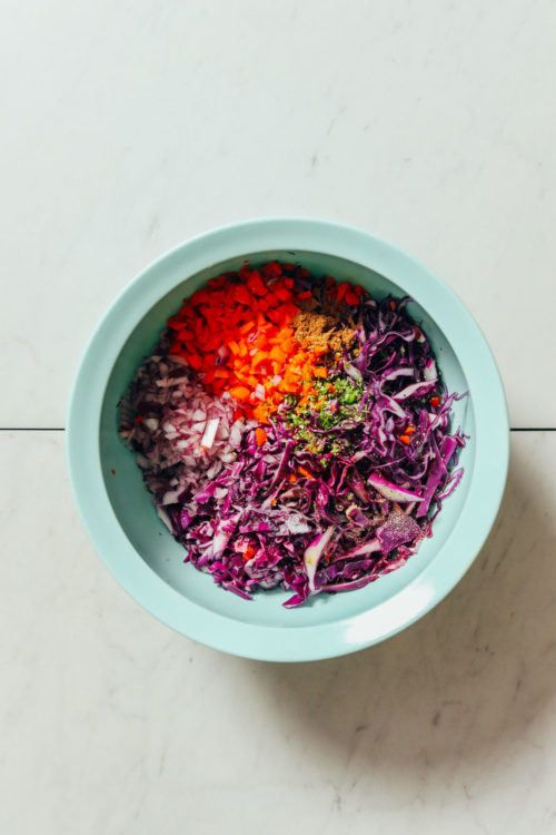 Quick Citrusy Cabbage Slaw (Mayo-Free) - Minimalist Baker Recipes
