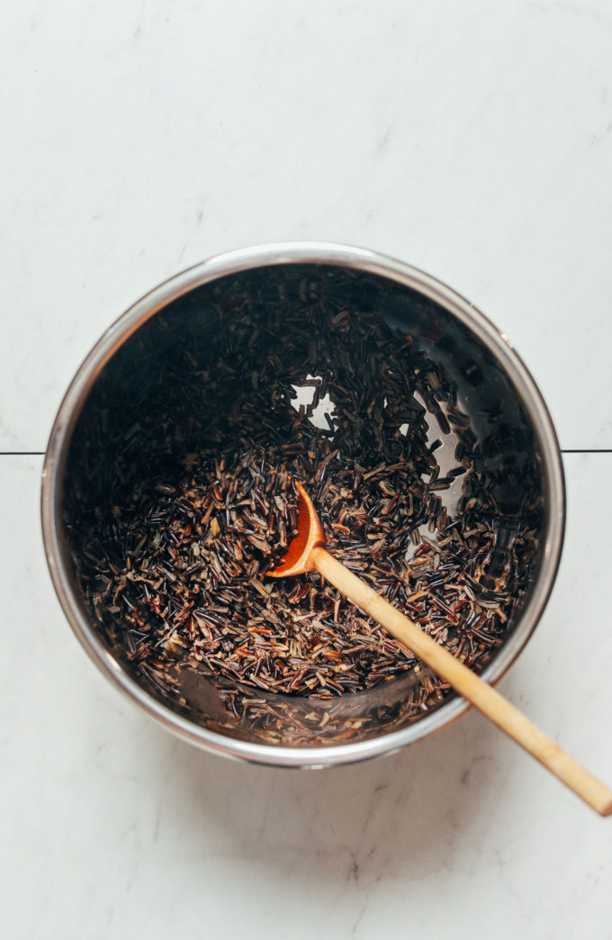 Instant Pot Wild Rice (Fast, Tender, No Soaking!) - Minimalist Baker