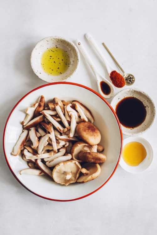 Quick Crispy Shiitake Bacon - Minimalist Baker Recipes