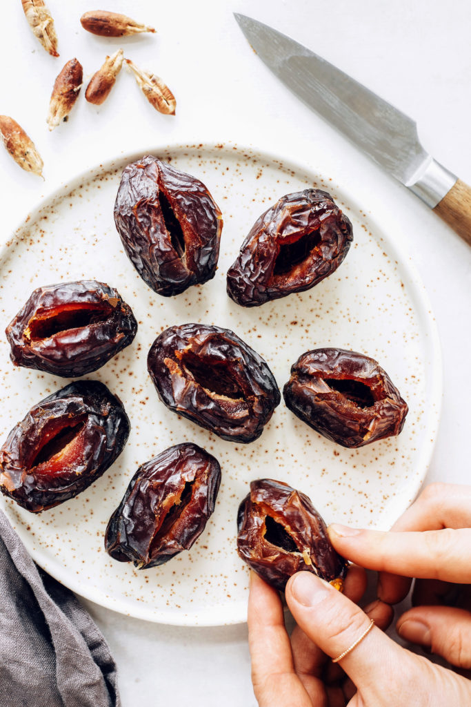 Almond Joy Stuffed Dates - Minimalist Baker Recipes