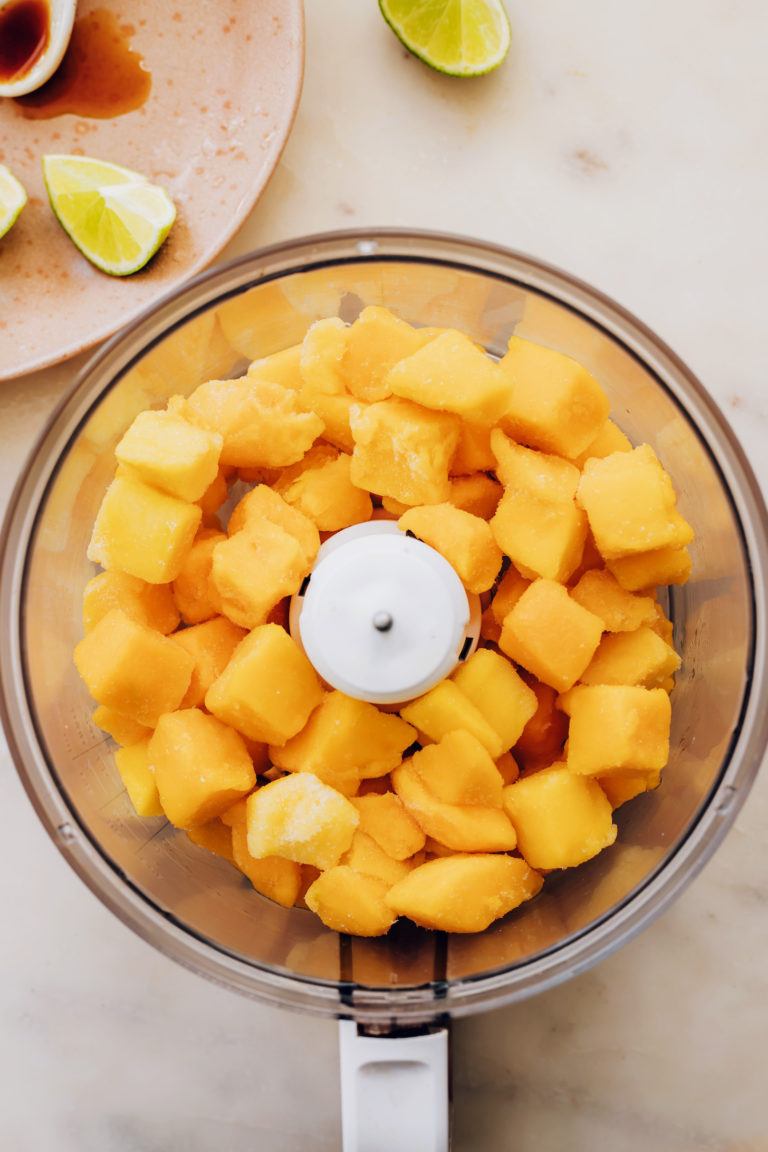 3-Ingredient Mango Sorbet (No-Churn!) - Minimalist Baker Recipes
