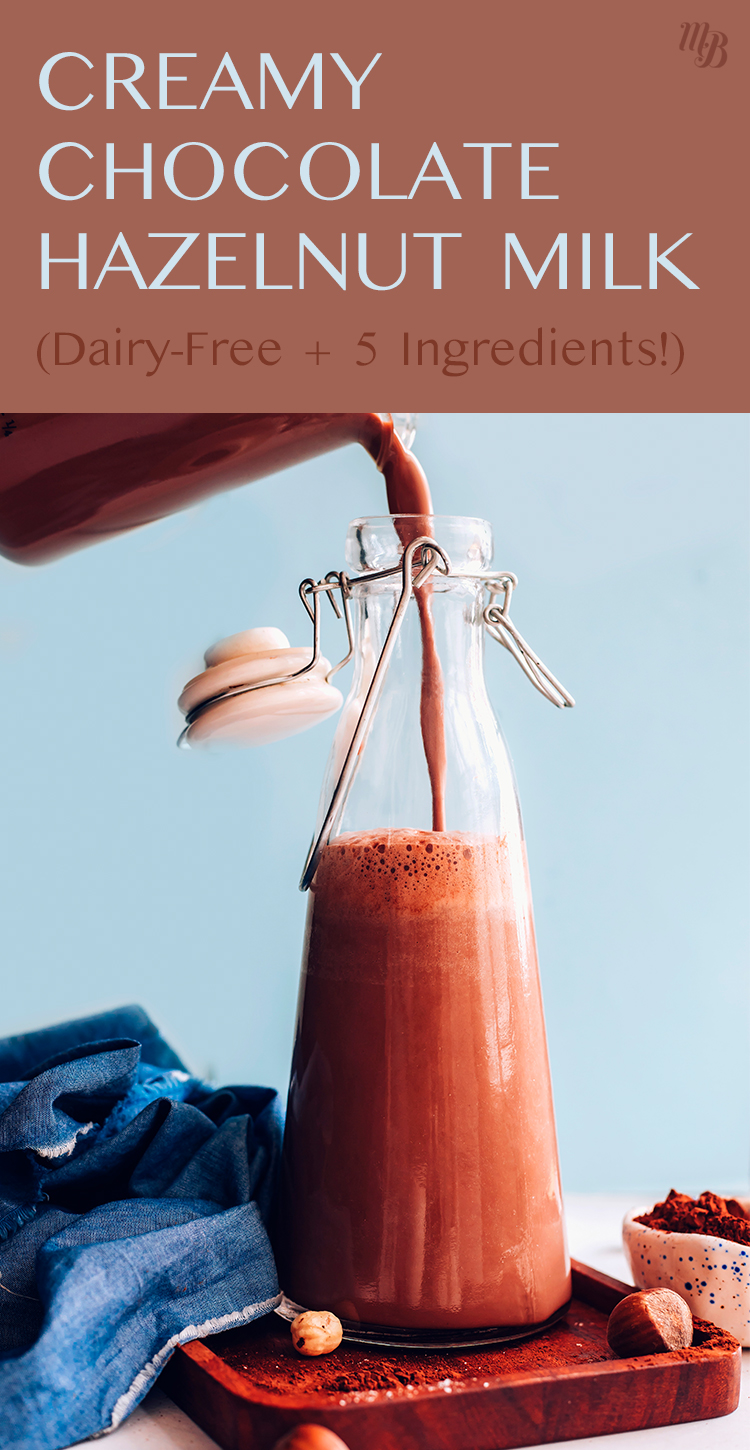 Creamy Chocolate Hazelnut Milk - Minimalist Baker Recipes