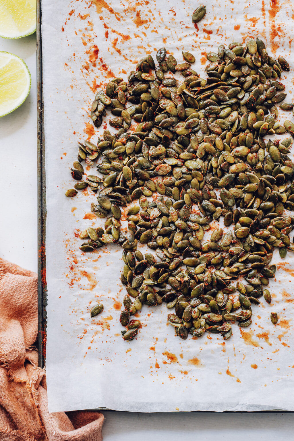 Chili Lime Roasted Pepitas (5 Ingredients!) - Minimalist Baker Recipes