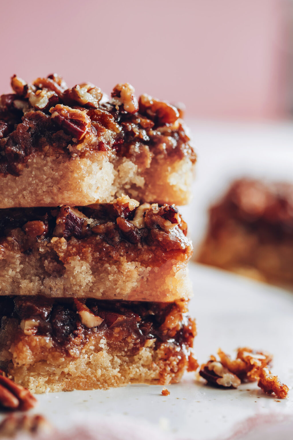 Pecan Pie Bars (Vegan + GF) - Minimalist Baker Recipes