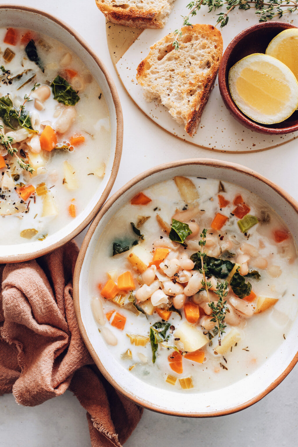 1-Pot Vegan White Bean Soup - Minimalist Baker Recipes