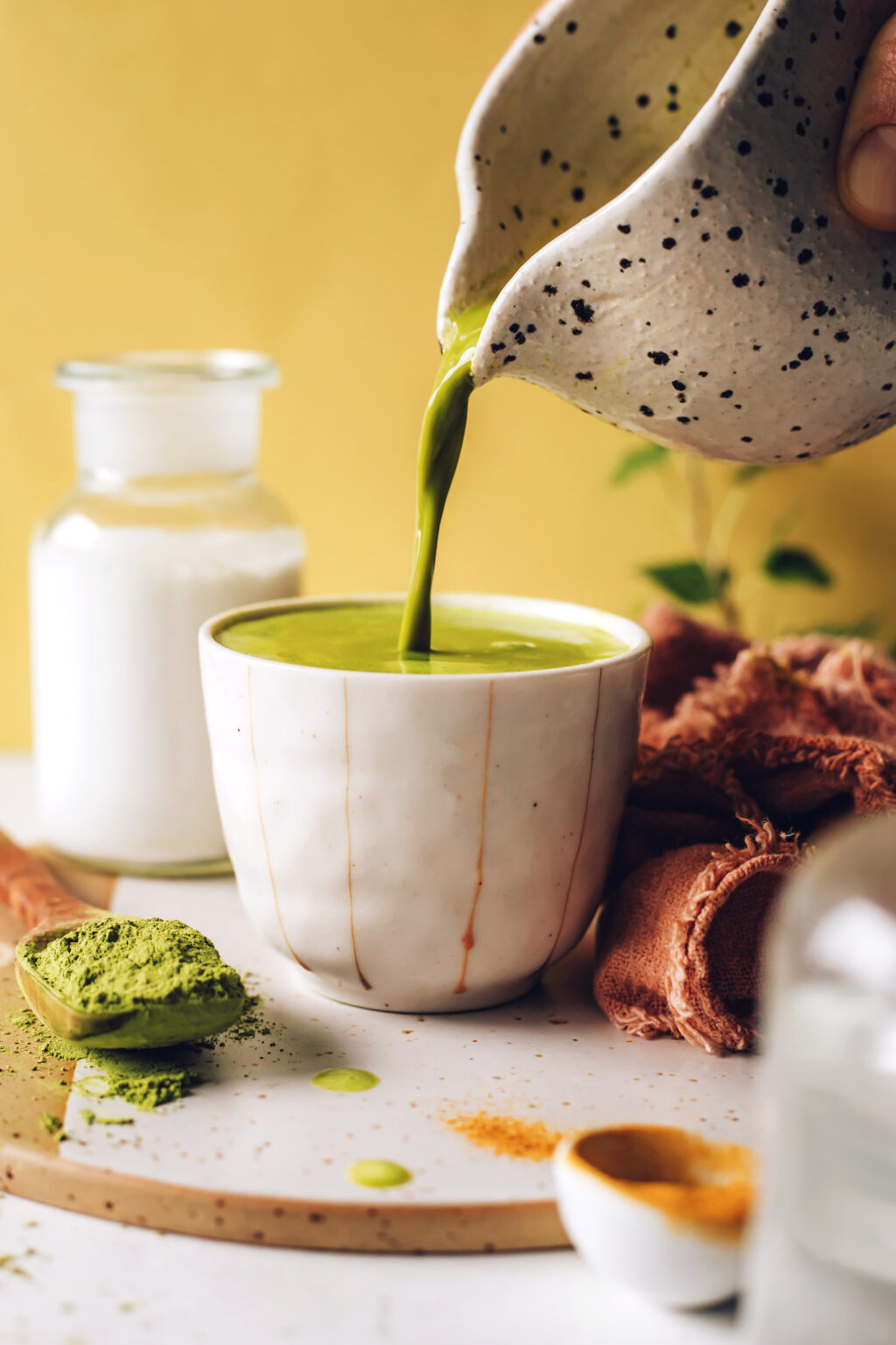Golden Matcha Latte (2 Ways!) - Minimalist Baker Recipes