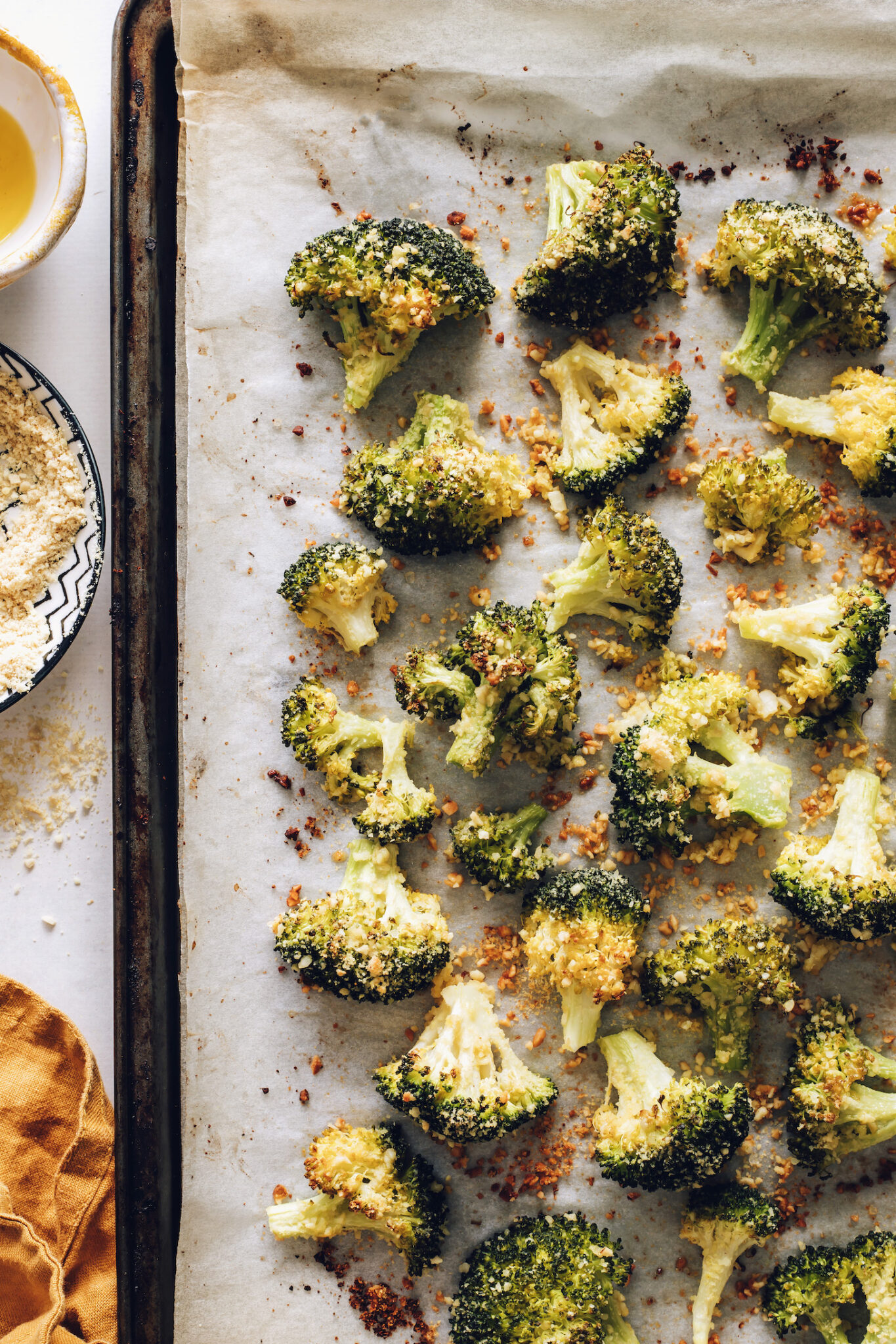 Perfect Roasted Broccoli with Vegan Parmesan - Minimalist Baker Recipes