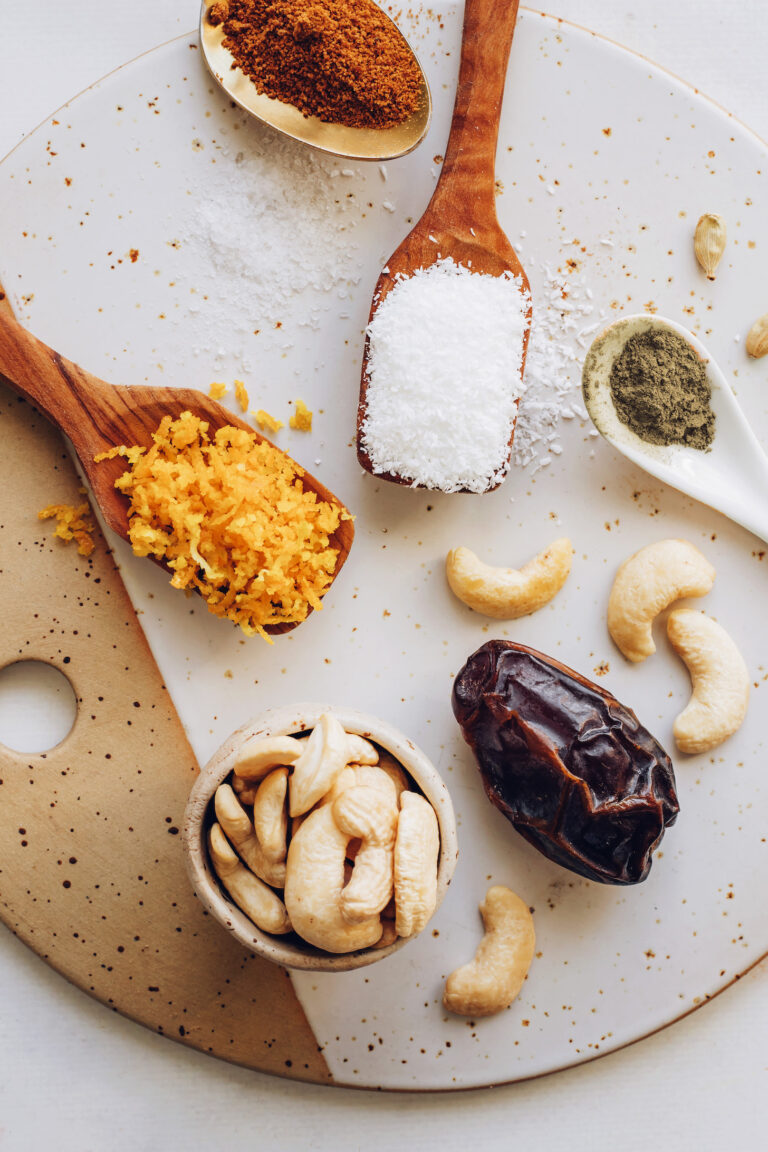 Orange Cardamom Energy Bites (No-Bake!) - Minimalist Baker Recipes