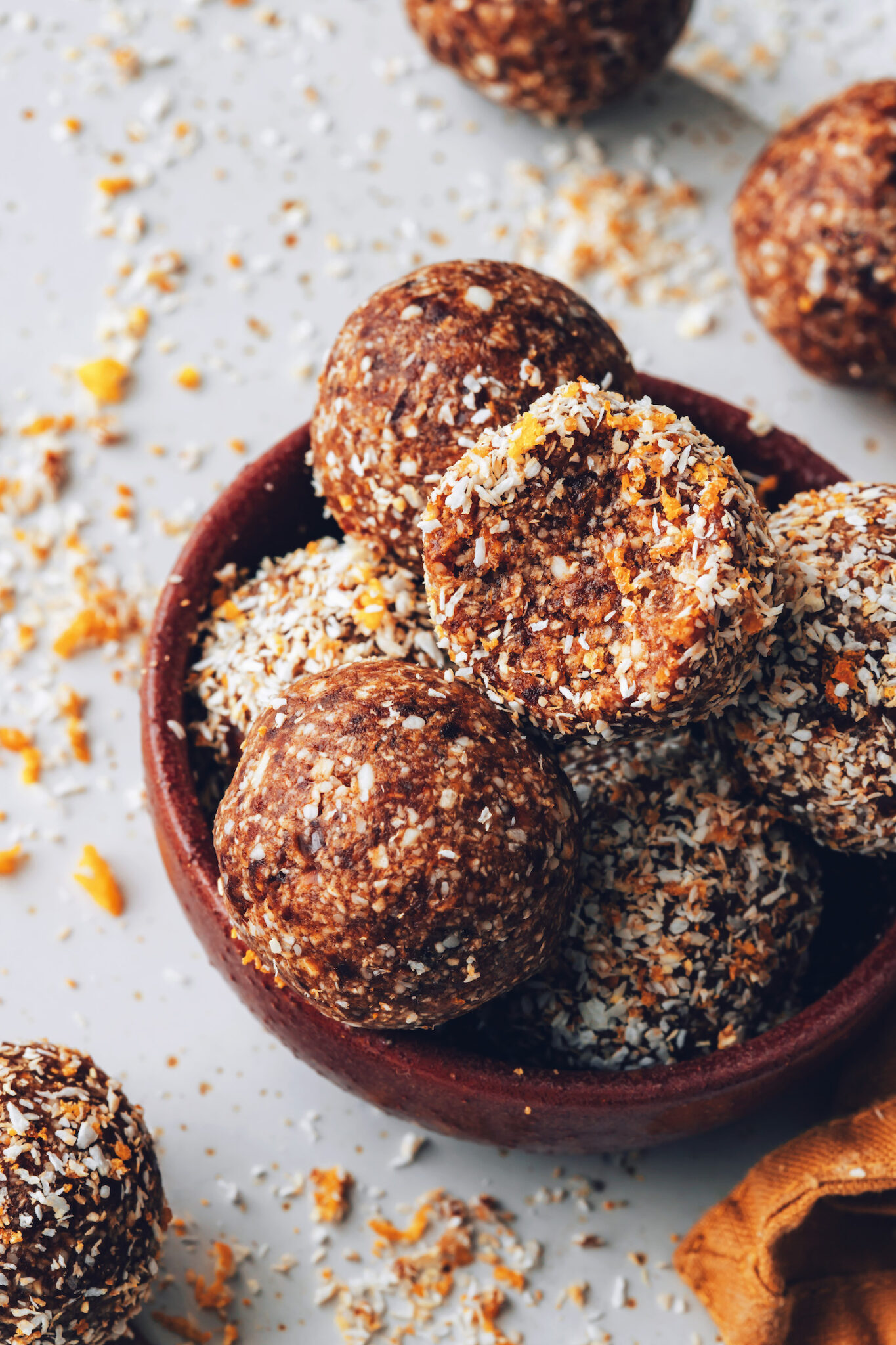 Orange Cardamom Energy Bites (No-Bake!) - Minimalist Baker Recipes