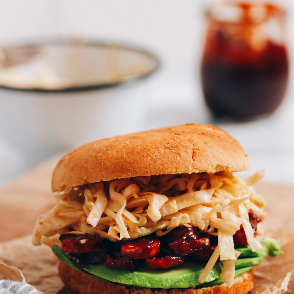 Best Vegan Pulled Pork Sandwich | Minimalist Baker Recipes