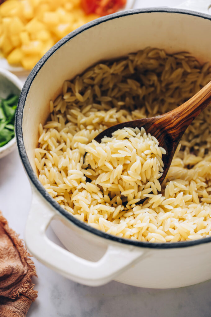 Mediterranean-Inspired Orzo Pasta Salad - Minimalist Baker Recipes