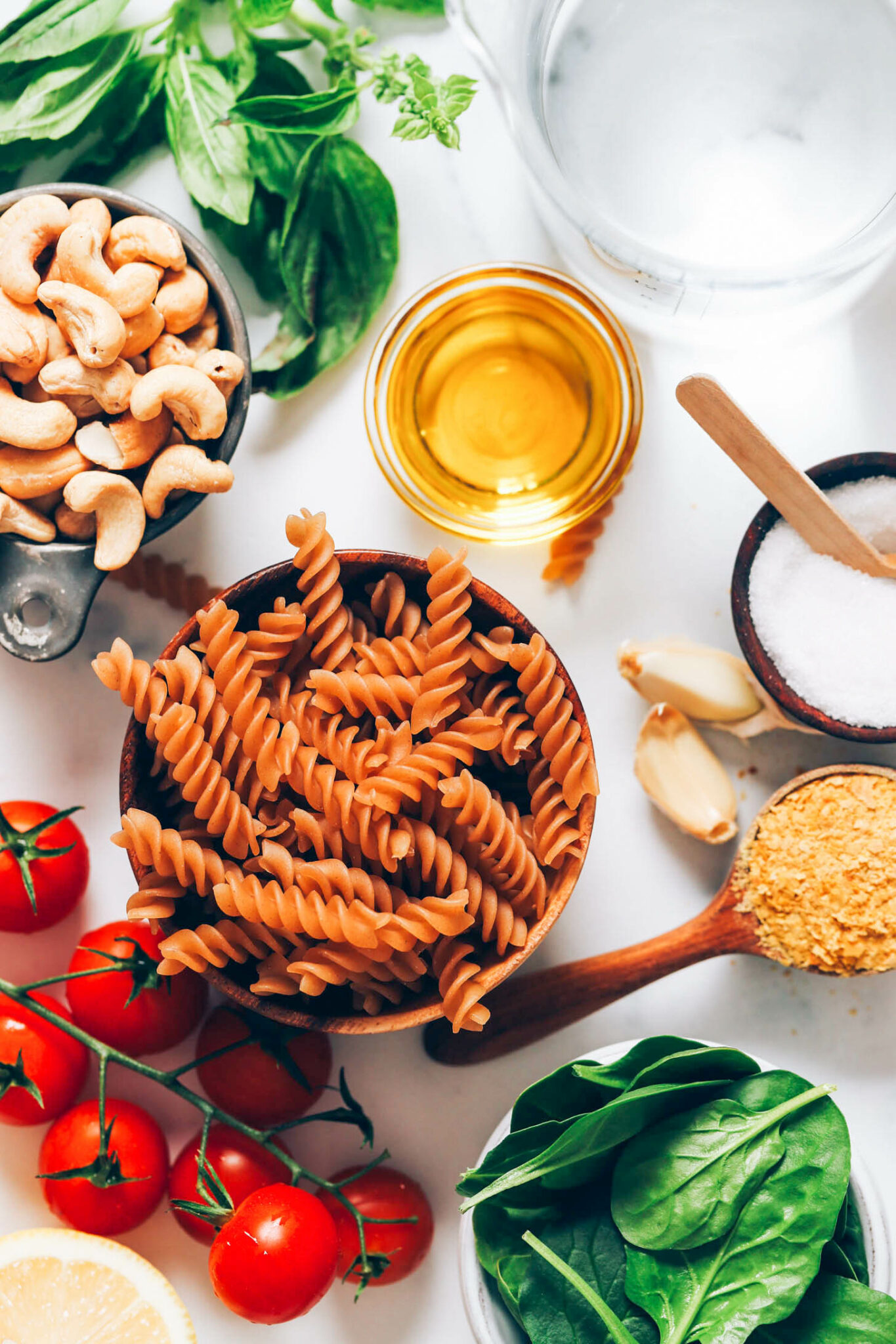 Creamy Vegan Pesto Pasta (30 Minutes!) - Minimalist Baker Recipes