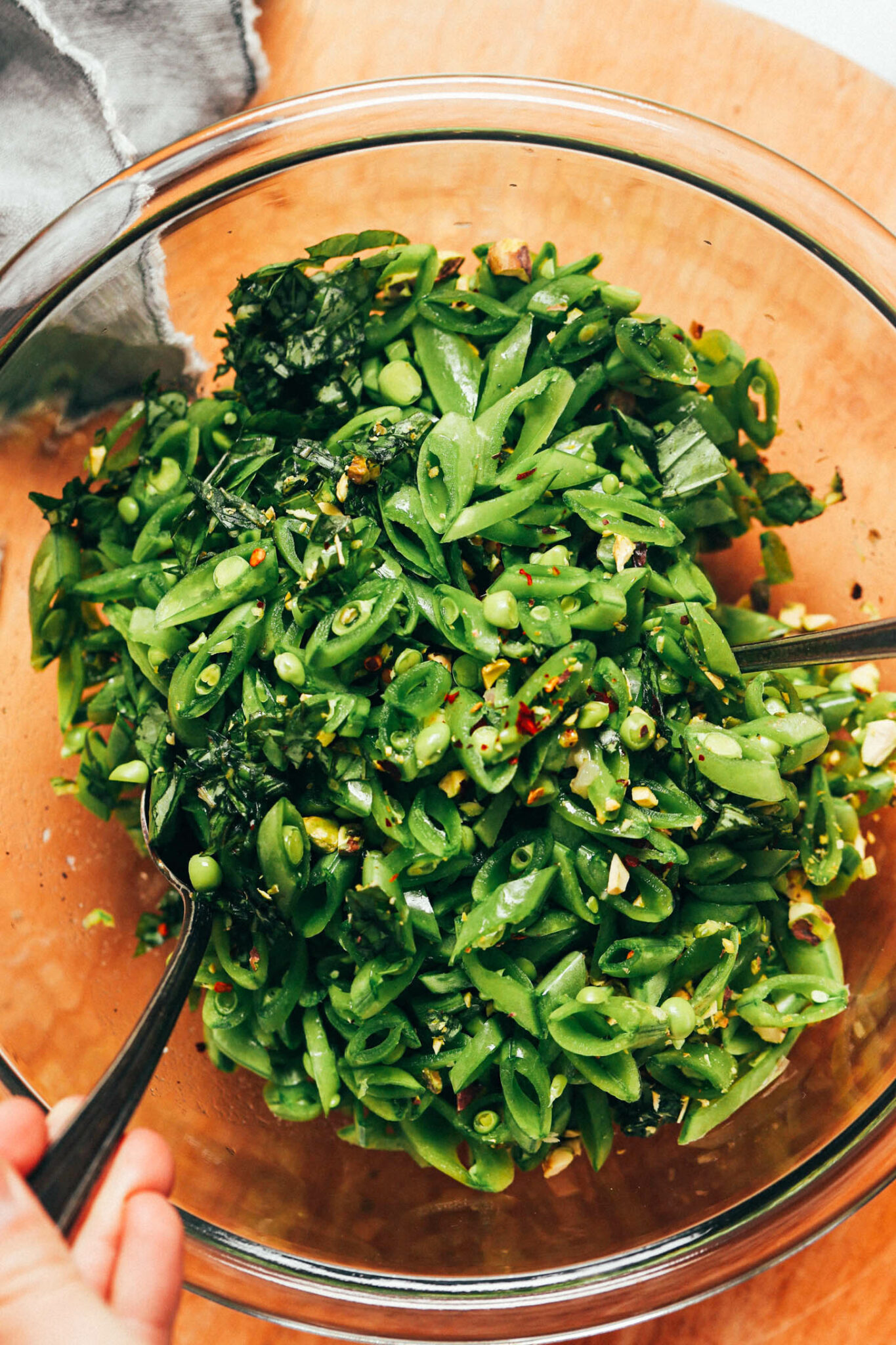 Snap Pea Salad with Zesty Lemon Vinaigrette - Minimalist Baker Recipes