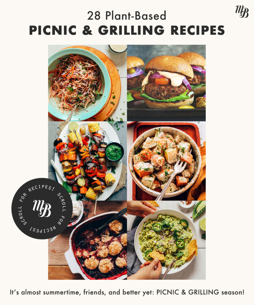 28 Plant-Based Picnic & Grilling Recipes - Minimalist Baker