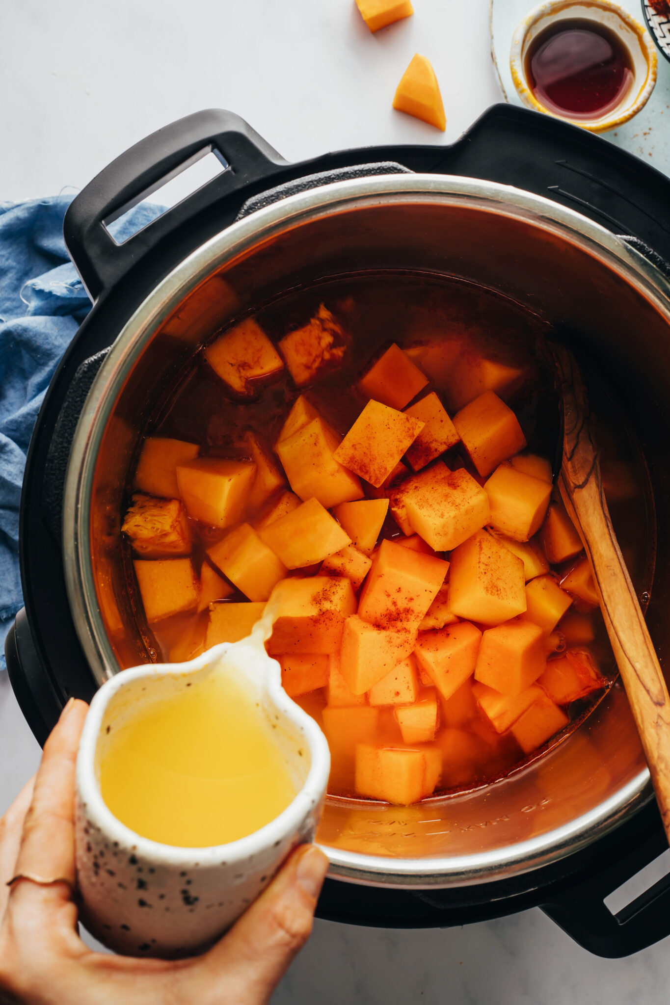 Instant Pot Butternut Squash Soup (Thai-Inspired) - Minimalist Baker