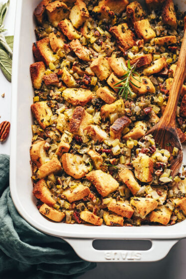 Classic Vegan Gluten-Free Stuffing - Minimalist Baker Recipes