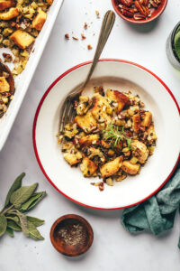 Classic Vegan Gluten-Free Stuffing - Minimalist Baker Recipes
