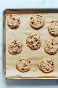 Vegan Gluten-Free Chocolate Chip Cookies - Minimalist Baker