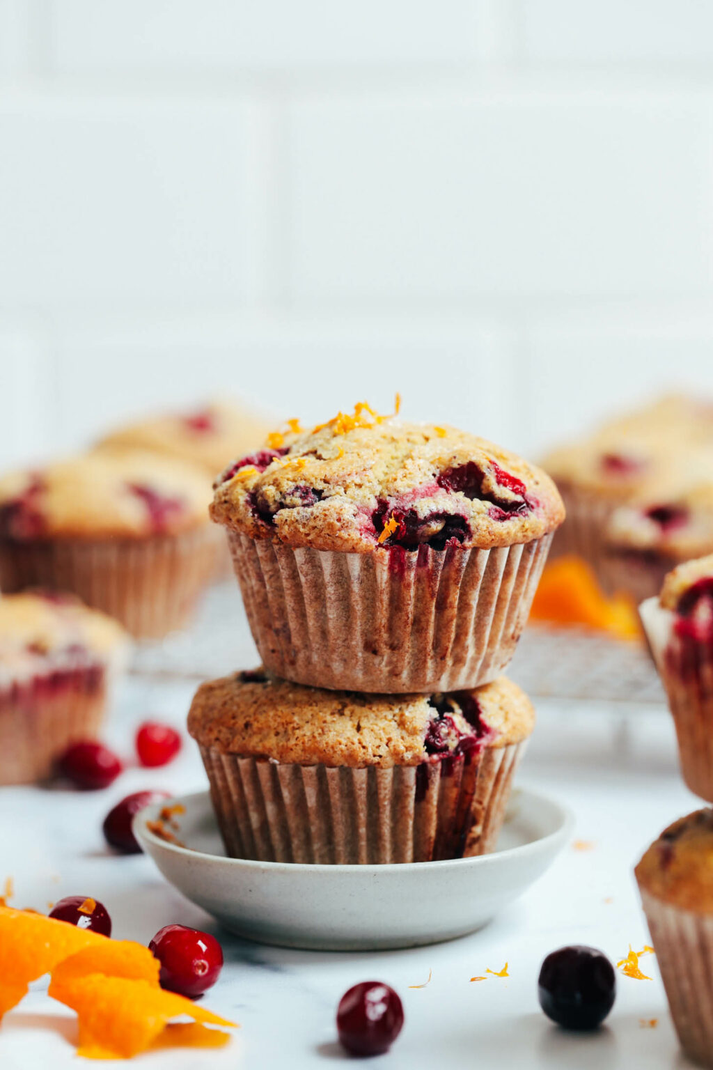 Gluten-Free Cranberry Orange Muffins (Vegan) - Minimalist Baker