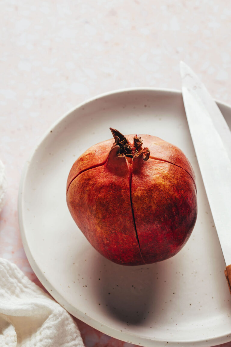 How To Cut A Pomegranate (The BEST Way!) - Minimalist Baker