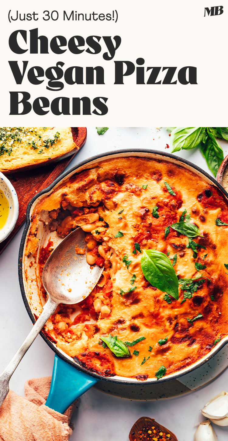 Cheesy Vegan Pizza Beans - Minimalist Baker Recipes