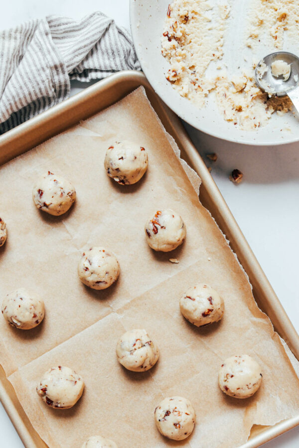 Vegan Gluten-Free Mexican Wedding Cookies - Minimalist Baker