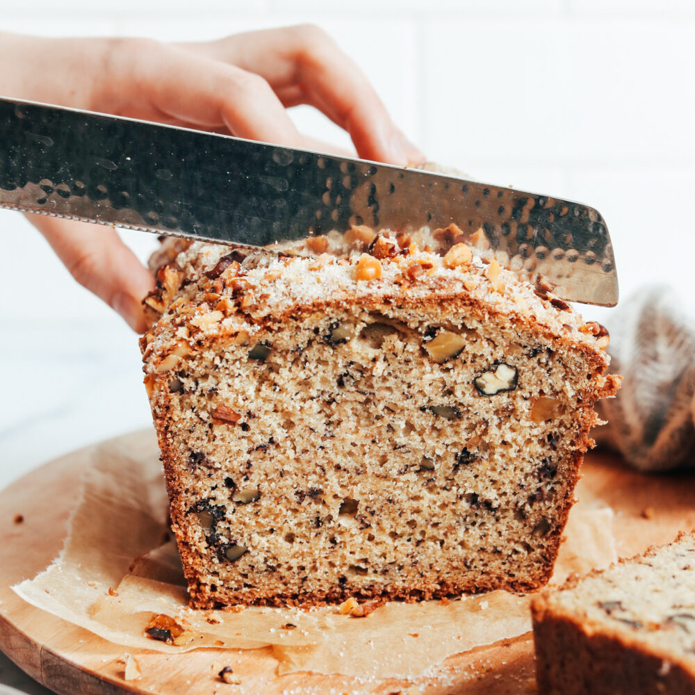 Gluten-Free Vegan Banana Pecan Shortbread | Minimalist Baker Recipes