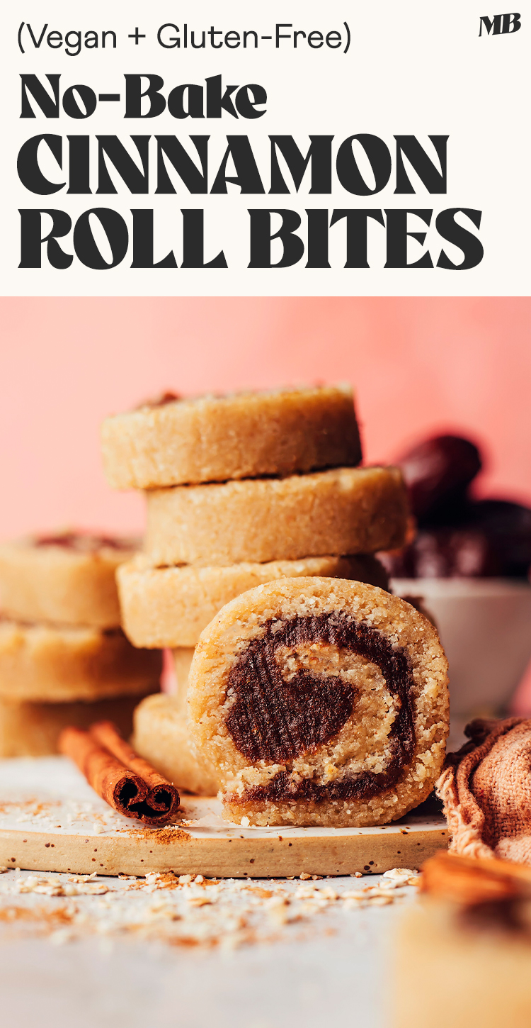 No-Bake Cinnamon Roll Bites - Minimalist Baker Recipes
