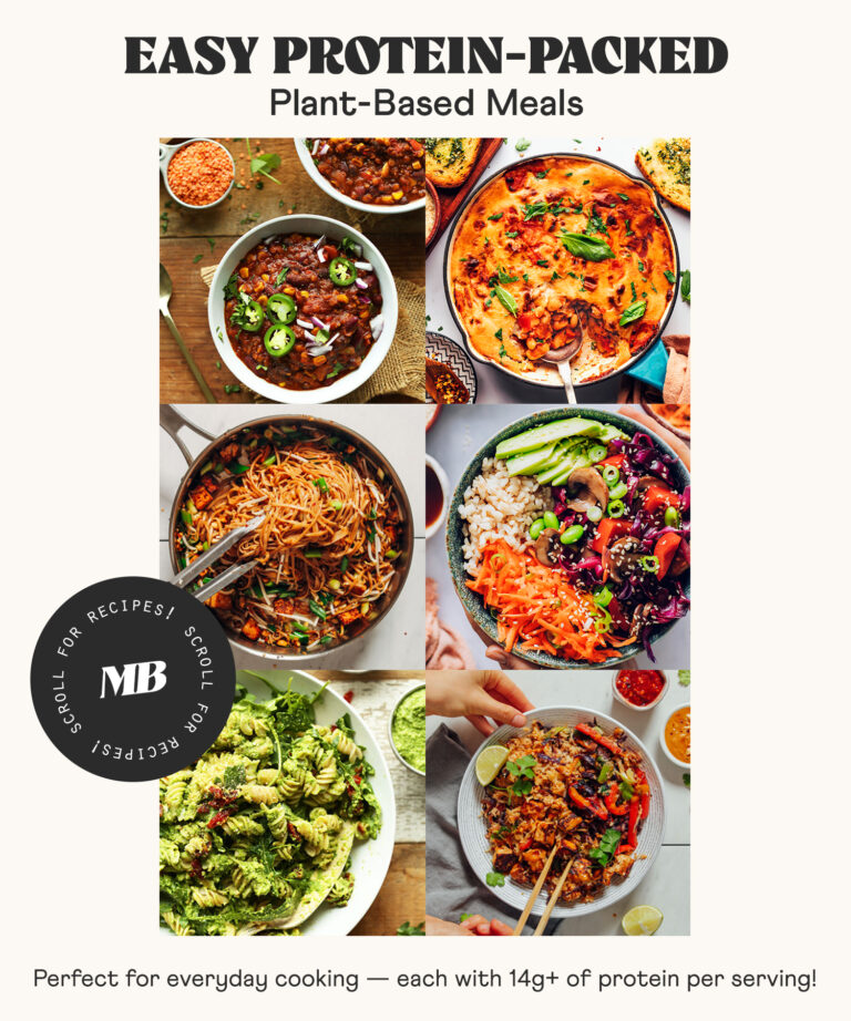 Easy Protein-Packed Plant-Based Meals - Minimalist Baker