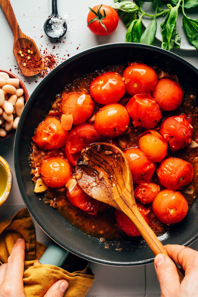 Creamy Italian White Bean Skillet - Minimalist Baker Recipes