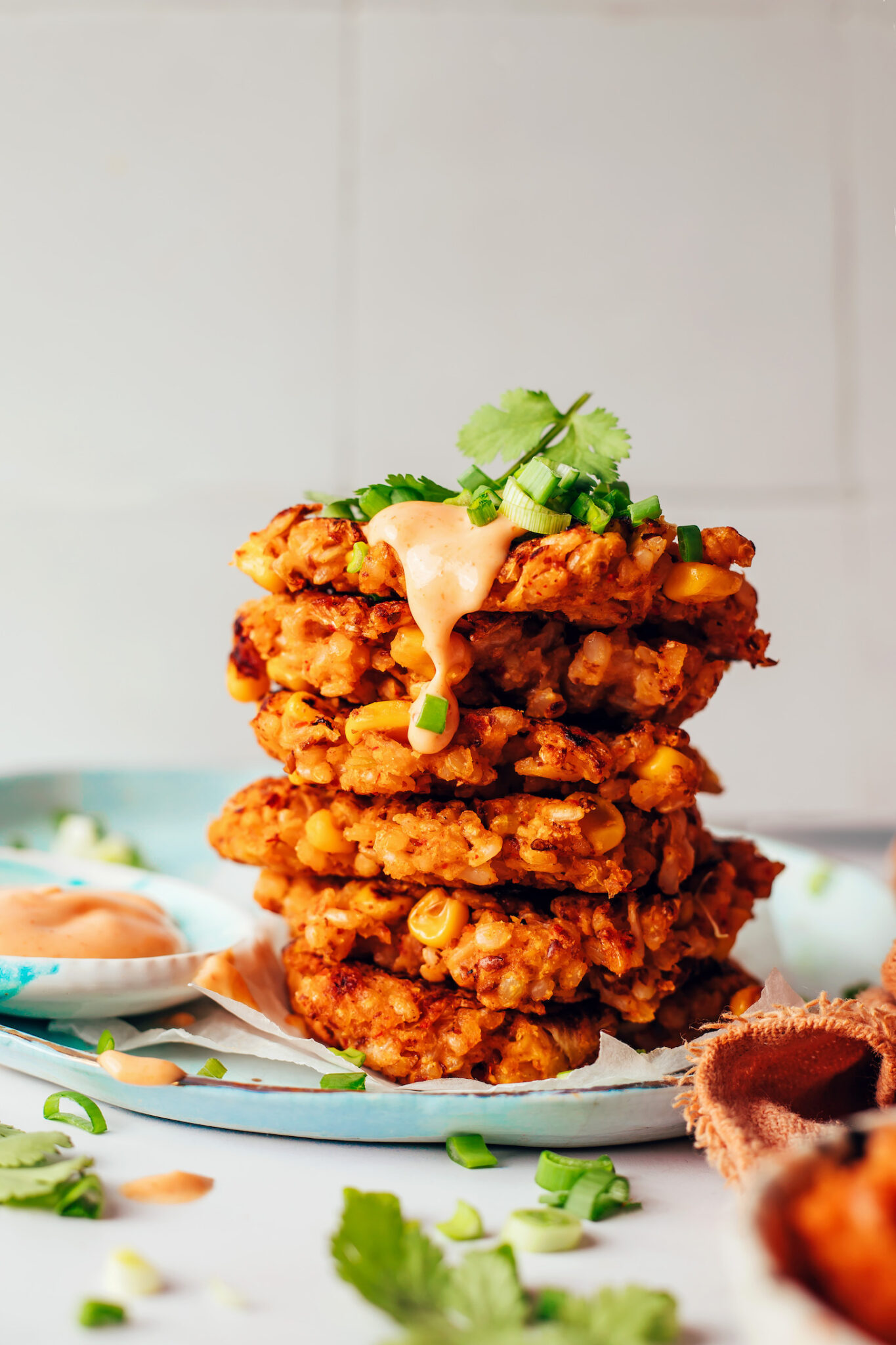 Crispy Kimchi Rice Fritters (Vegan + GF) - Minimalist Baker