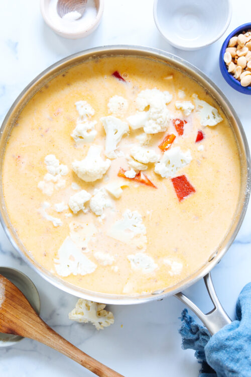 Easy Vegetable Panang Curry (Tofu or Chicken) - Minimalist Baker