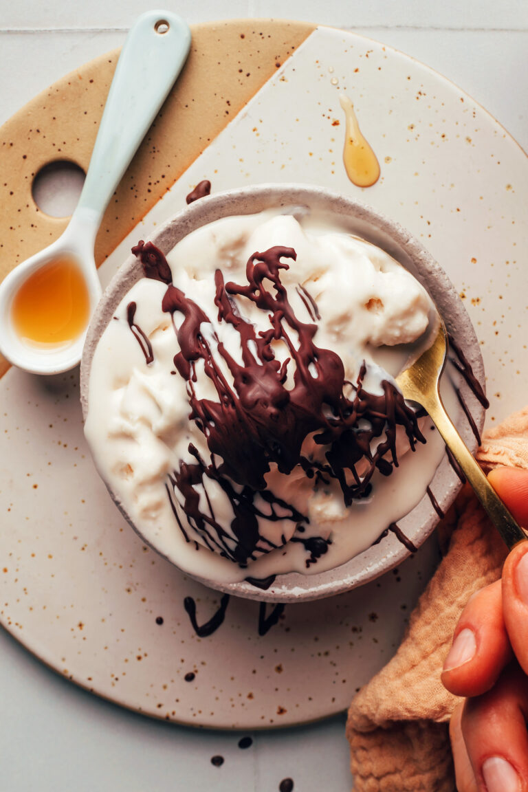 Vegan Vanilla Soft Serve (No-Churn!) - Minimalist Baker Recipes